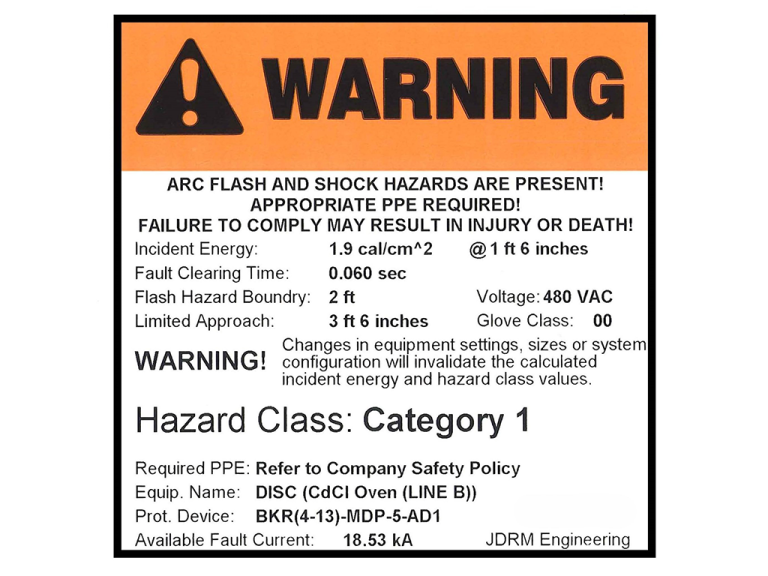 Arc Flash Hazard Analysis - JDRM Engineering, Inc.